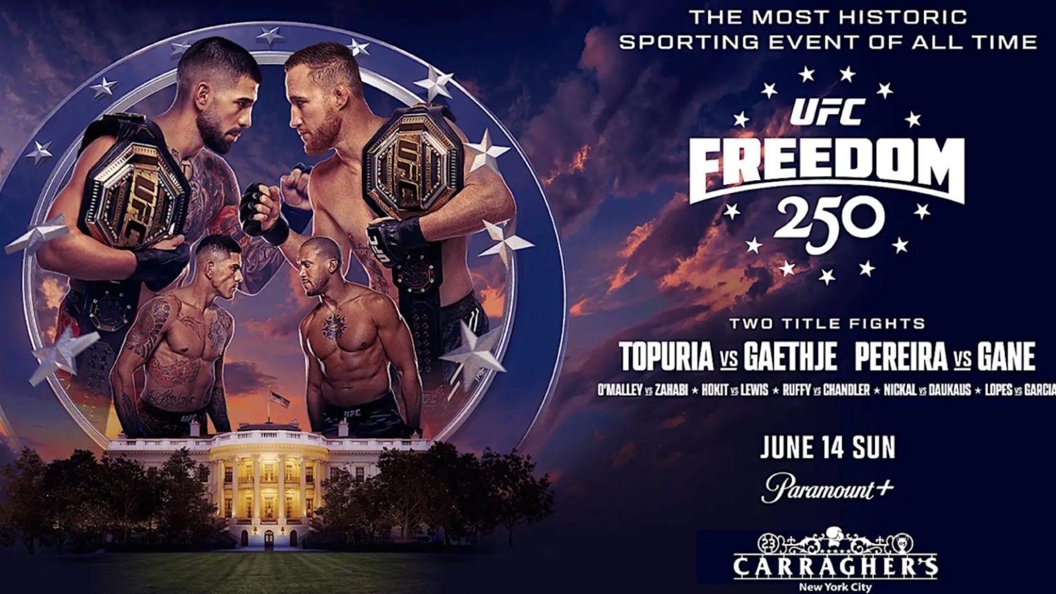 Betting Odds For Pair of Title Fights at UFC 250